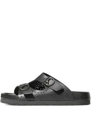 Needles Perforated Buckle Sandals