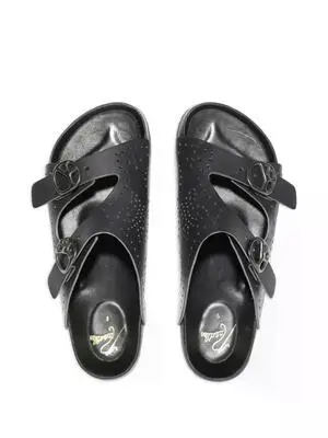 Needles Perforated Buckle Sandals