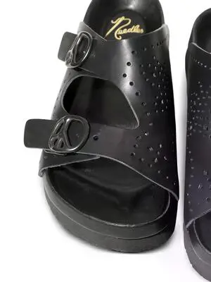 Needles Perforated Buckle Sandals