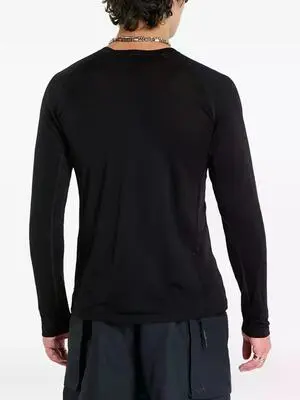 NNORMAL Long-sleeve Crew Neck T-shirt With Raglan Sleeves