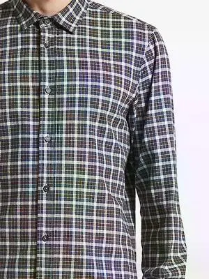 Peserico Check-pattern Shirt - Brown