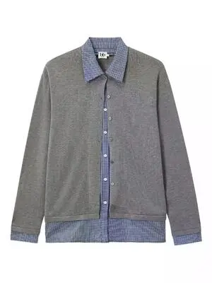 B+AB Button-front Layered Cardigan