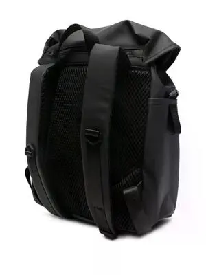 Rains Buckle-fastening Flap-top Backpack