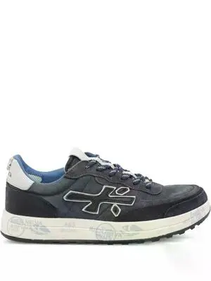 Premiata Logo Detail Panelled Sneakers - Blue