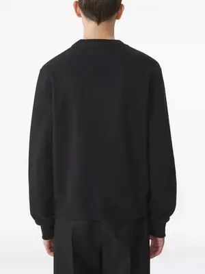 LANVIN Embroidered Logo Sweatshirt - Black