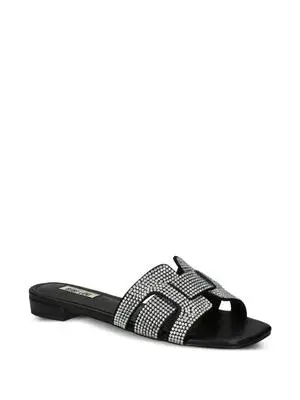 BIBI LOU Embellished Square-toe Sandals