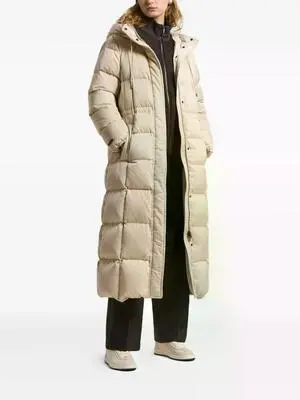 Peserico Hooded Quilted Down Coat