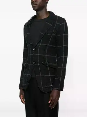Comme Des Garçons Checked Blazer