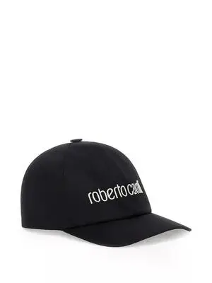 Roberto Cavalli Embroidered Logo Baseball Cap - Black