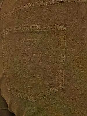 FRAME High-waisted Front-pocket Trousers