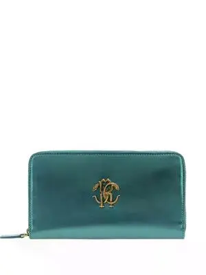 Roberto Cavalli Zip-around Wallet - Blue