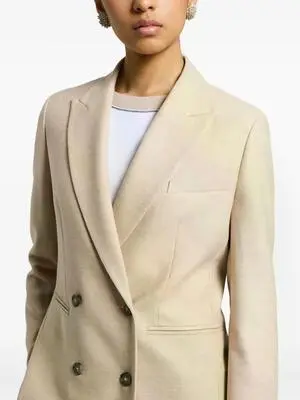 Peserico Double-breasted Wool Blazer