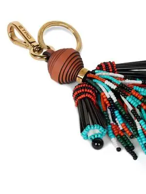 Etro Beaded Tassel Keyring
