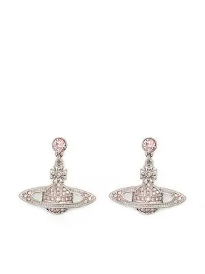 VIVIENNE WESTWOOD Mini Bas Relief Drop Earrings - Silver
