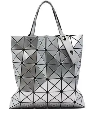 Issey Miyake Lucent Geometric-pattern Tote - Grey