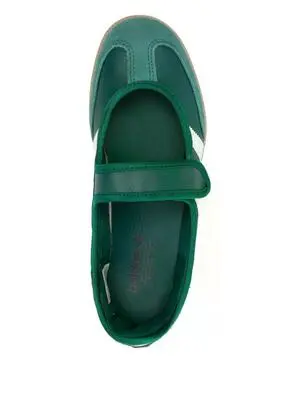 Adidas Samba Jane Three-stripe Sneakers - Green