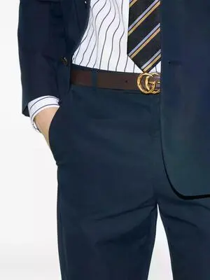 Gucci Embossed Logo Twill Trousers