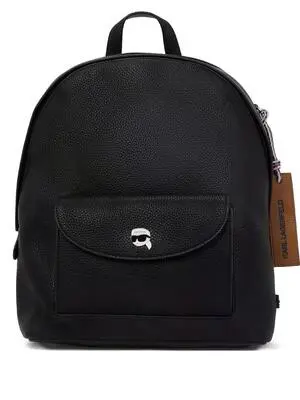 Karl Lagerfeld Ikon Pebble-texture Backpack