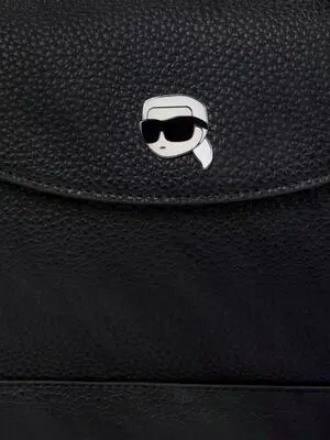 Karl Lagerfeld Ikon Pebble-texture Backpack