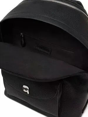Karl Lagerfeld Ikon Pebble-texture Backpack