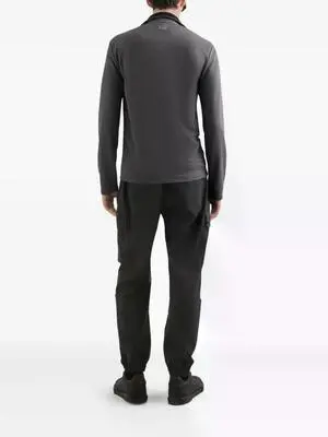 Dolce & Gabbana Half-zip Long-sleeve High Neck Top