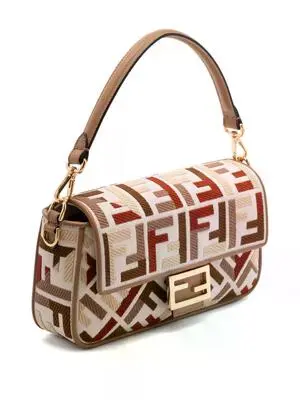 Fendi Medium Baguette Ff-motif Shoulder Bag