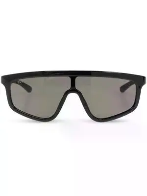 Gucci Mask Frame Sunglasses - Black