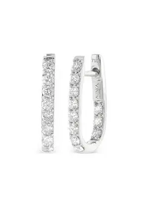 ALINKA 18k White Gold Mini Linka Diamond Earring - Silver