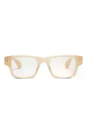 PETER AND MAY Amy Rectangle-frame Glasses - Neutrals
