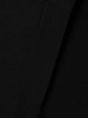 Givenchy Grain De Poudre Wool Flared Pants - Black