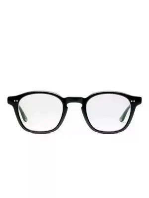 PETER AND MAY Rectangle-frame Glasses - Black