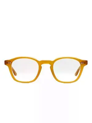 PETER AND MAY Pm Palace Round-frame Glasses - Yellow