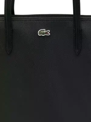 Lacoste Logo-embroidered Tote Bag - Black