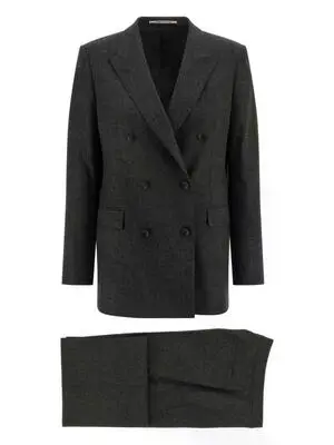 Tagliatore Double-breasted Suit With Sequin Appliqu