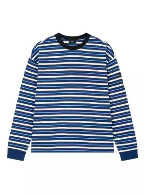 STUDIO TOMBOY Striped Long-sleeved T-shirt - Blue