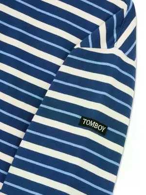 STUDIO TOMBOY Striped Long-sleeved T-shirt - Blue