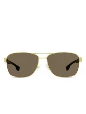 BOSS Metal-frame Rectangle Sunglasses
