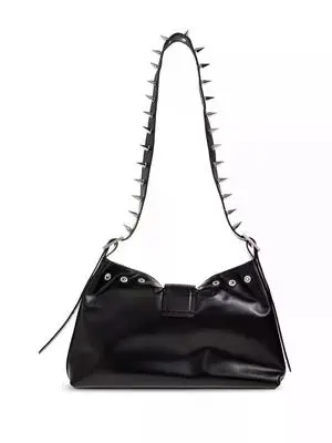 MISBHV Studded Logo-detail Shoulder Bag