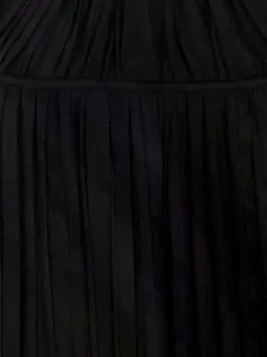 Chloé Off-shoulder Pleated Midi Dress