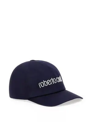 Roberto Cavalli Embroidered Logo Baseball Cap - Blue