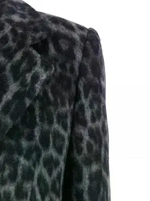 Federica Tosi Leopard-print Wool Coat