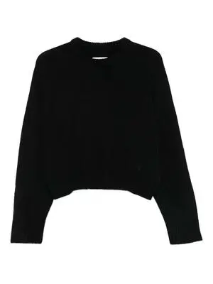 Loulou De Saison Round-neck Crop Sweater