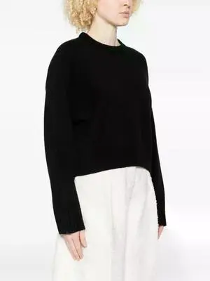 Loulou De Saison Round-neck Crop Sweater