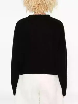 Loulou De Saison Round-neck Crop Sweater