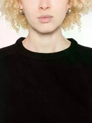 Loulou De Saison Round-neck Crop Sweater