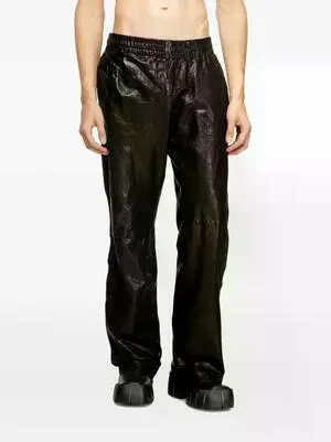 DIESEL Leather Trousers
