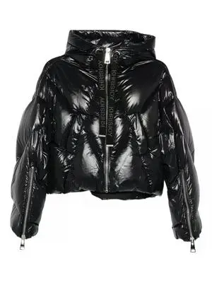 Khrisjoy Quilted Hooded Puffer Jacket - Black