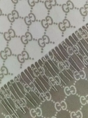 Gucci Reversible Scarf - Grey
