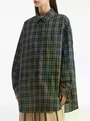 B+AB Checked Cotton Shirt