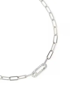 ALINKA 18k White Gold Linka Diamond Necklace - Silver